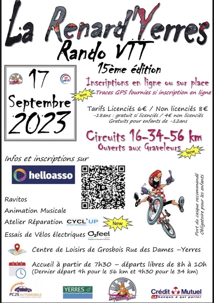 Rando Vtt La Renard'Yerres - J'y roule